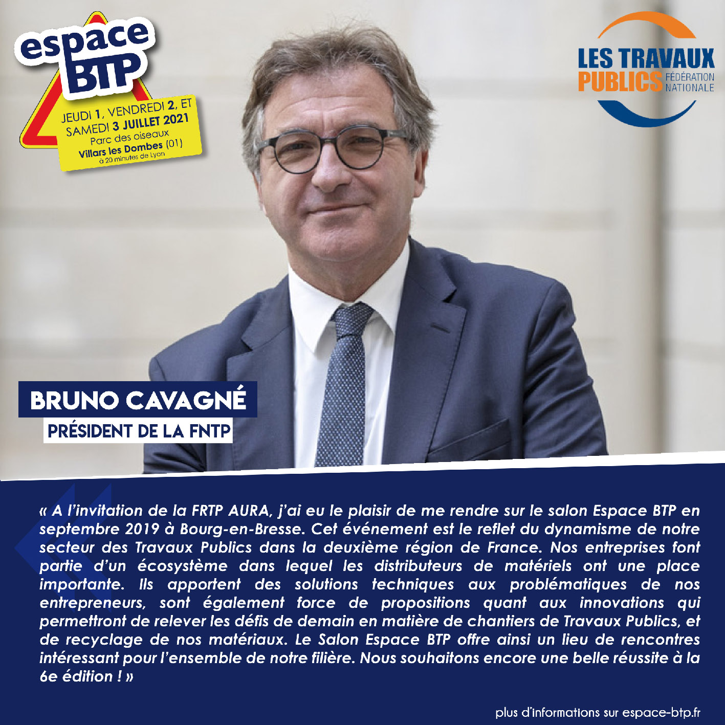 Salon Espace BTP 2021 - Auvergne Rhône-Alpes - 6ème édition